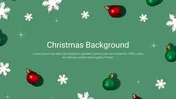 Christmas PPT Template Free and Google Slides Presentation