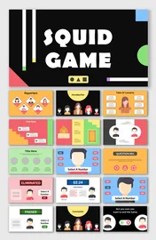 Squid Game PowerPoint Presentation Template & Google Slides
