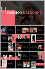 Elegant Fashion Show Presentation Ideas Template Design