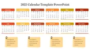 Calendar Black Background PPT PowerPoint Template