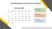 Get Now February Planner PowerPoint Presentation Slide