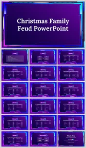 Iconic TV Shows Family Feud For PPT And Google Slides