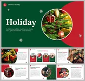 Happy Holidays Google Slides and PowerPoint Templates