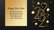 Free Happy New Year PowerPoint Template and Google Slides