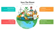 Save The Planet PPT Presentation And Canva Templates