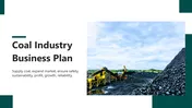 Coal Industry Business Plan PowerPoint And Canva Template