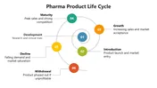 Pharma Product Life Cycle PowerPoint And Canva Template