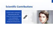 Rosalind Franklin PPT Presentation And Canva Template