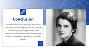 Rosalind Franklin PPT Presentation And Canva Template