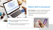 D2C E commerce PowerPoint Presentation And Canva Template