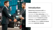 Related Party Transactions Template For PPT And Google Slides