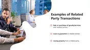 Related Party Transactions Template For PPT And Google Slides