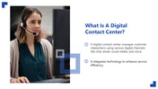 Digital Contact Center PowerPoint And Canva Template