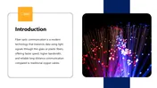 Fiber Optic Communication PowerPoint And Canva Template