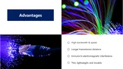 Fiber Optic Communication PPT Template And Google Slides
