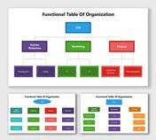 Functional Org Chart Examples PowerPoint Presentation
