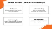 Assertive Communication For High School Students PPT