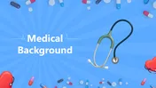 Medical Background Presentation And Canva Template