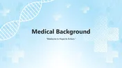 Medical Background Presentation And Canva Template