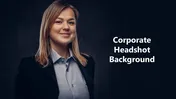 Corporate Headshot Background PowerPoint Canva Template