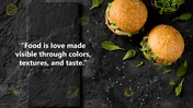 Food Background Wallpaper PowerPoint Canva Template