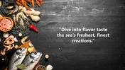 Sea Food Background PowerPoint And Canva Template