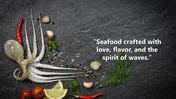Sea Food Background PowerPoint And Canva Template
