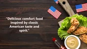 American Food Background PowerPoint And Canva Template