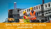 Construction Site Background Images PPT And Canva Template