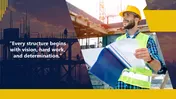Construction Background Image PPT And Canva Template