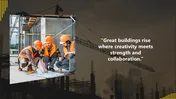 Construction Background Image PPT And Canva Template