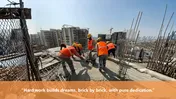 Construction Work Background PPT And Canva Template