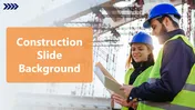 Construction Slide Background PPT And Canva Template