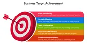 Business Target Achievement PowerPoint Canva Template