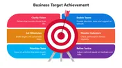 Business Target Achievement PowerPoint Canva Template