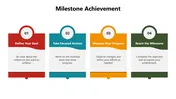 Free Milestone Achievement PPT And Google Slides Template