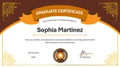 Graduate Certificate PowerPoint And Canva Template
