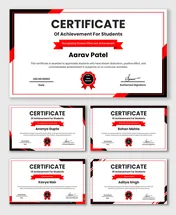 Achievers Certificate PowerPoint And Canva Template