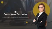 Consumer Disputes Presentation And Canva Template