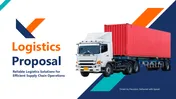 Logistics Proposal Presentation And Canva Template