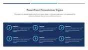 Simple Agenda Sample Template PPT With Six Nodes Slide
