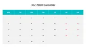 PowerPoint Weekly Calendar Template PPT For Presentation