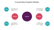 Free Concept Map PowerPoint Template & Google Slides