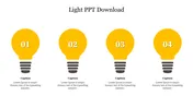 Multi-Color Lightning PowerPoint Template Slide Design
