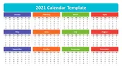 Google Slides Calendar and PowerPoint Presentation Template