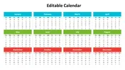 Calendar 2021 PowerPoint Template and Google Slides