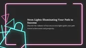 Neon Lights PPT Presentation Template And Google Slides