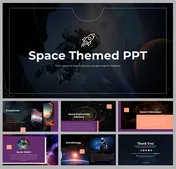 Space Theme For Google Slides and PowerPoint Templates