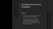 Free Black PowerPoint Template Presentation & Google Slides
