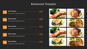 Restaurant Menu PPT Presentation and Google Slides